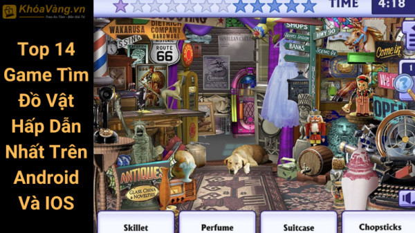 14 tựa game tìm đồ vật dành cho Android và iOS | Khóa Vàng