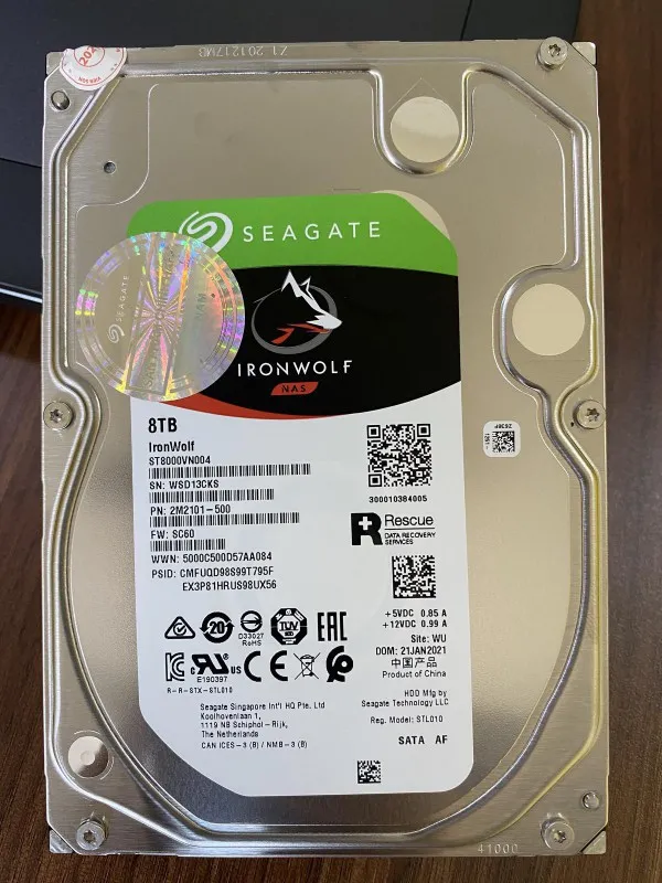 HDD Seagate 8TB new chính hãng - Khóa Vàng | Khóa Vàng
