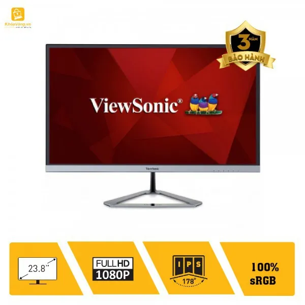 Màn hình Viewsonic VX 2476 new chính hãng - Khóa Vàng
