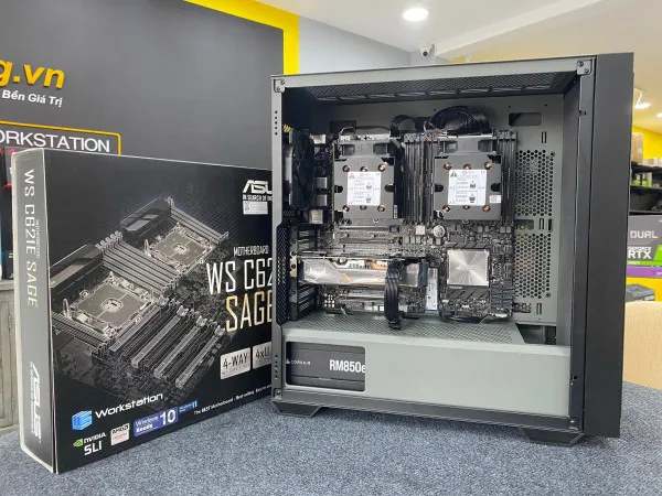 Worksation Dual Xeon Gold 6138 + RTX 4090 24GB - New Chính Hãng