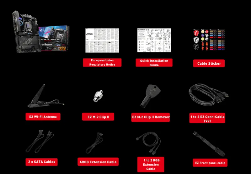 Mainboard (AMD) MSI MPG X870E CARBON MAX WIFI | AM5, ATX, 4 khe DDR5
